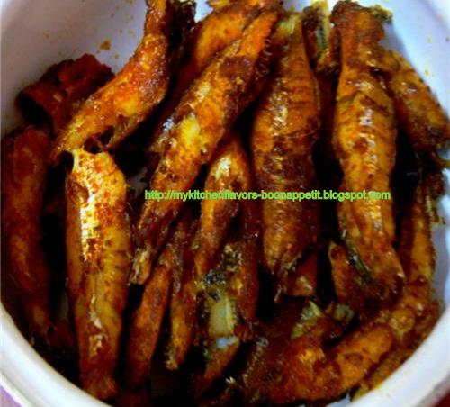 My Kitchen Flavors - Bon Appetit!: Anchovy Fish Fry(Nethili Meen Fry)