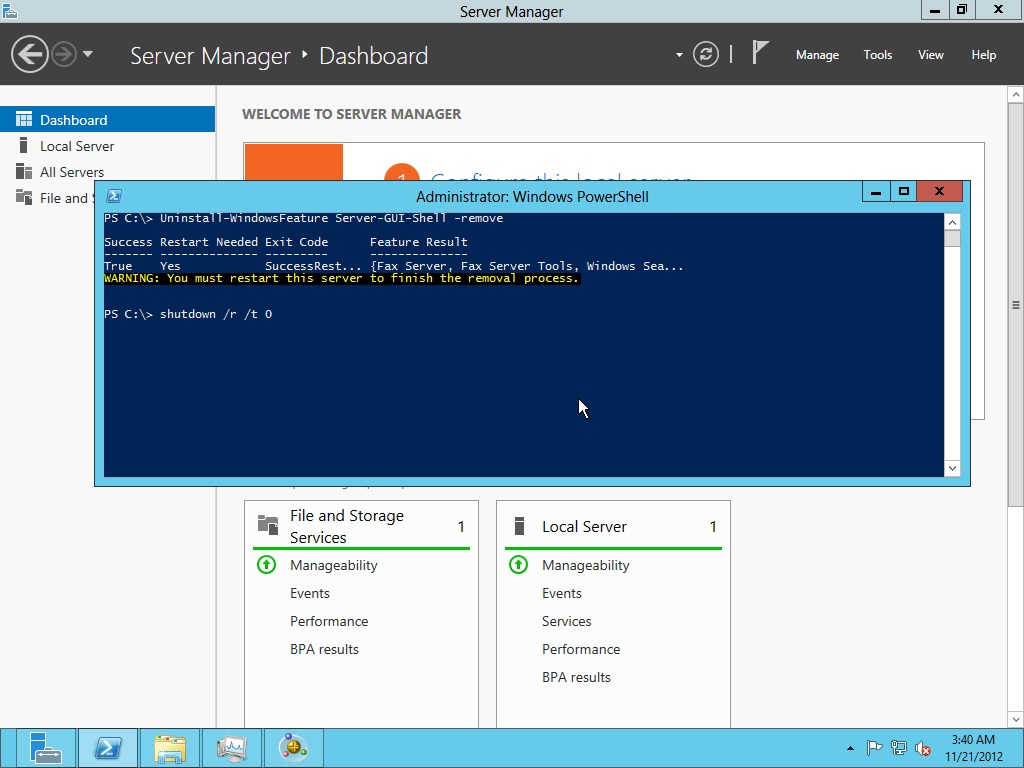 SOLUCIONES IT - Tecnologías Microsoft: De GUI (Full Server) a Minimal Server Interface: Parte 2