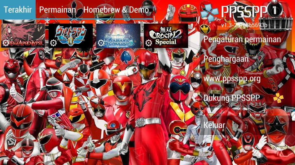 PPSSPP Build 1.3-29 Change Background Android