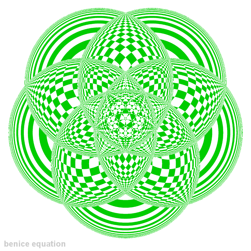 Fun math art (pictures) - benice equation: Infinite Families of ...
