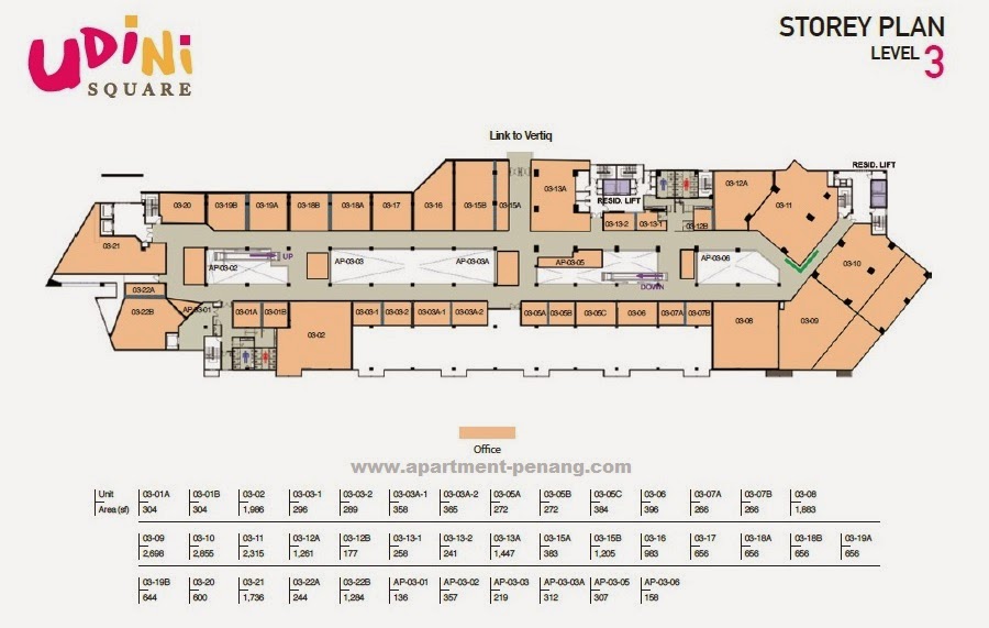 Udini Square Penang Property | Penang.MalaysiaCondo.com