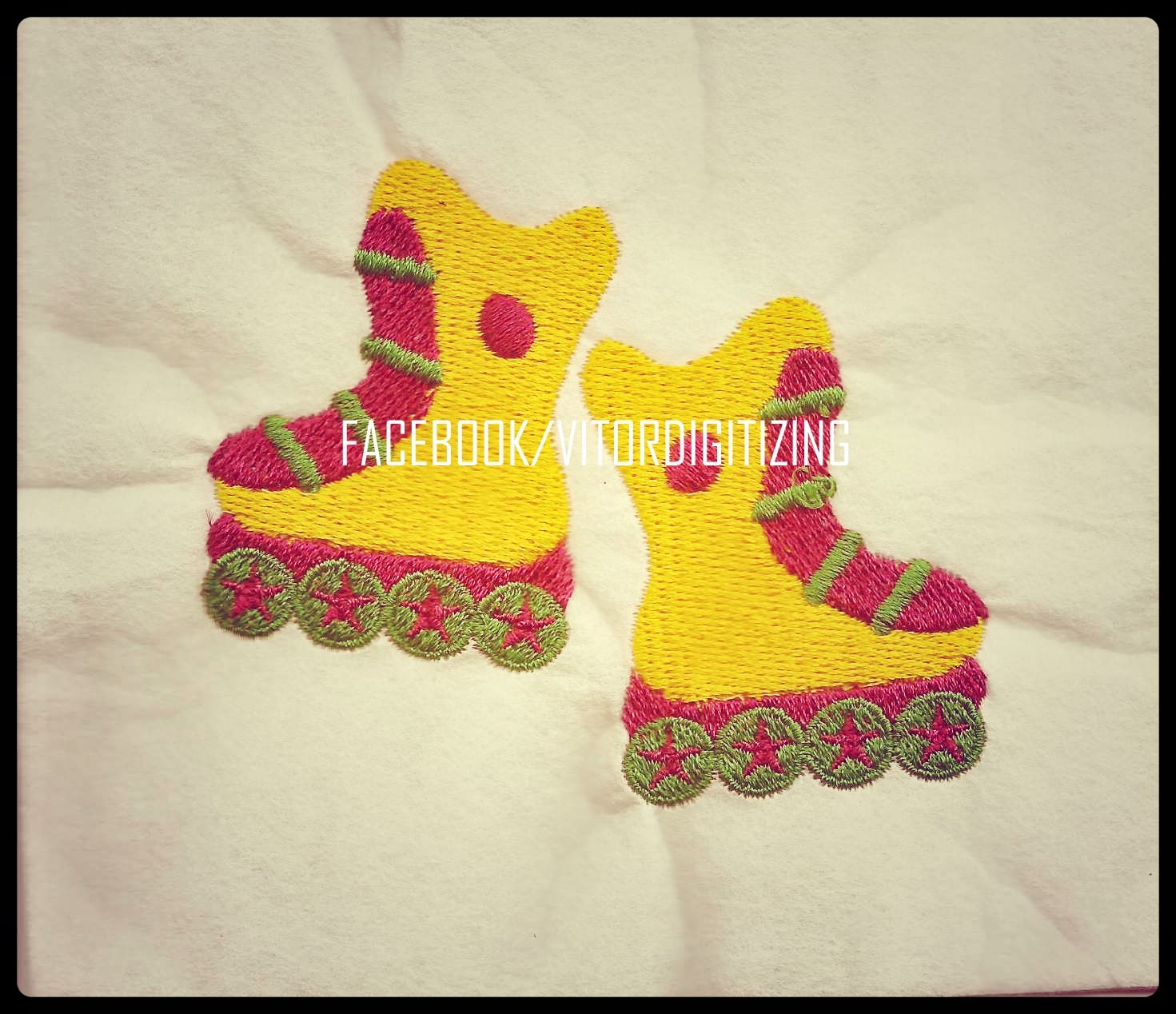 vitordigitizing: Free Roller Embroidery