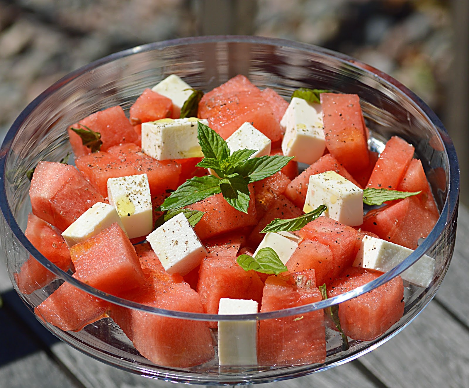 Irakisk mat: Vattenmelon och fetaostsallad