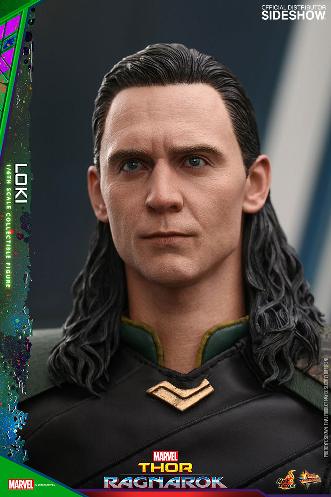 Loki em sua versão do filme Thor: Ragnarok pela Hot Toys ~ Universo ...