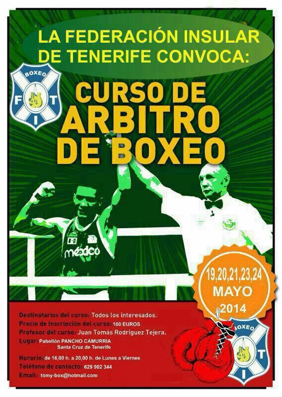 Bushido Canarias: Curso de árbitro de boxeo