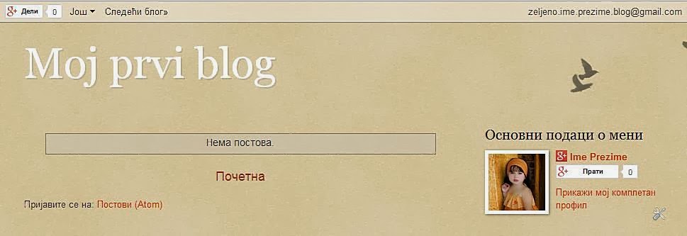 Tatjana Dimitrijevic & Ladies Community: WEB notes: Kako otvoriti blog ...