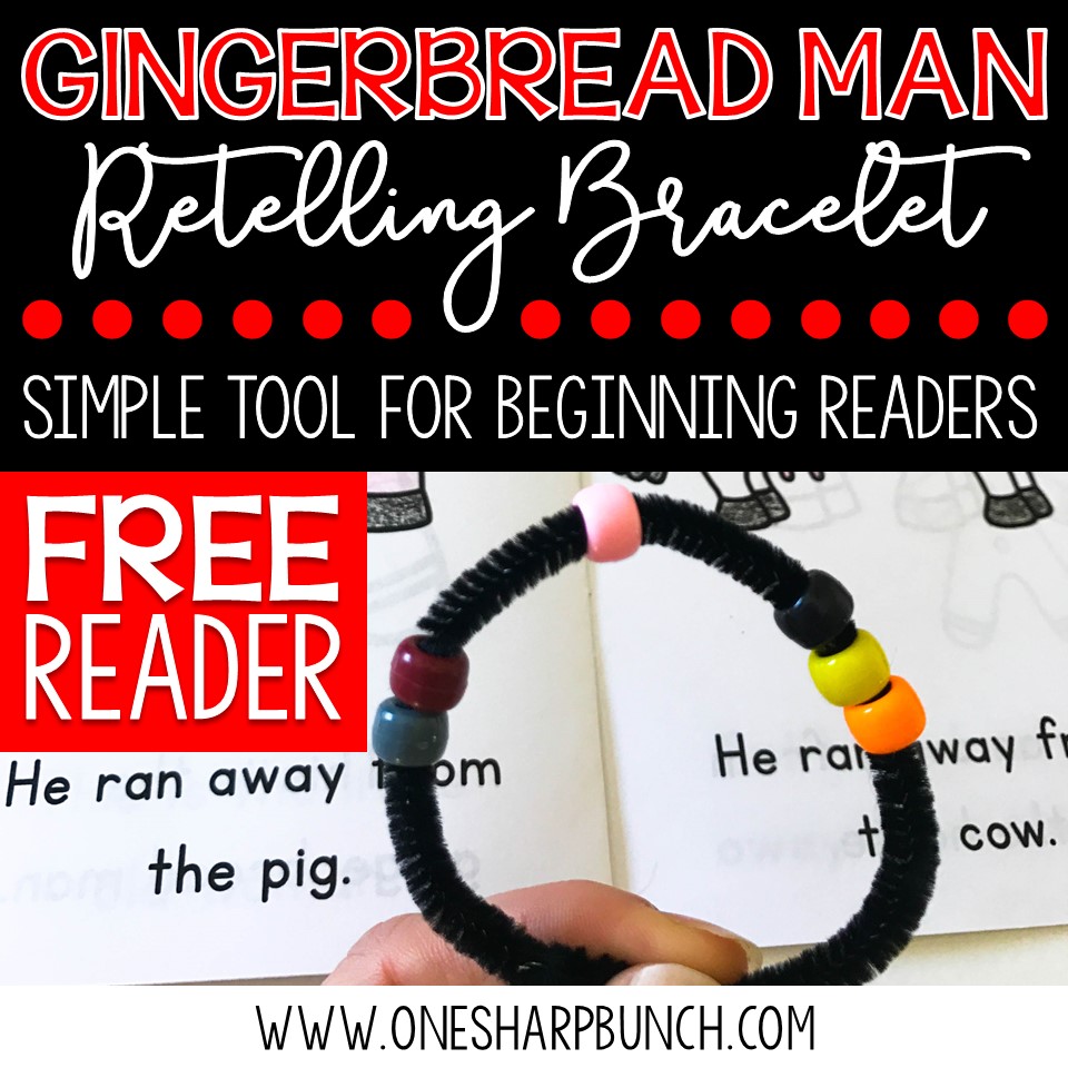 The Gingerbread Man Retelling Bracelet - One Sharp Bunch