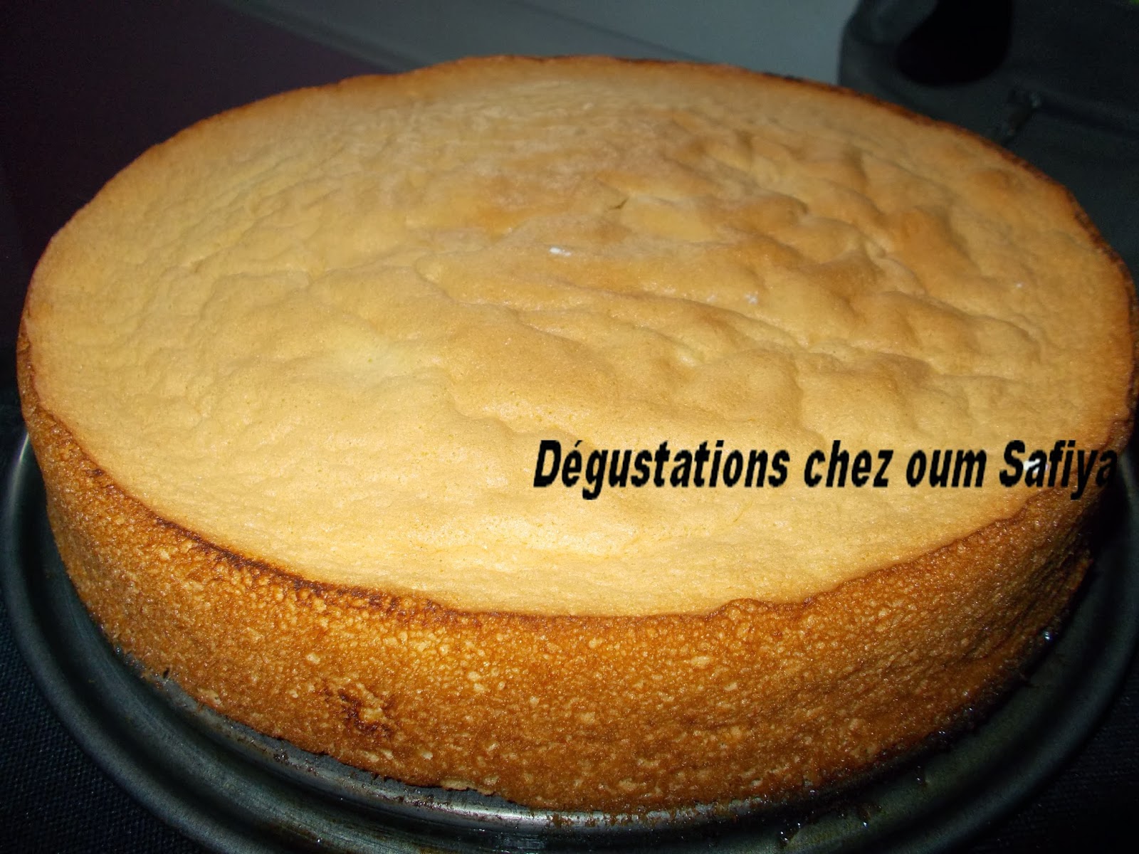 Dégustations d'Oum Safiya: génoise inratable