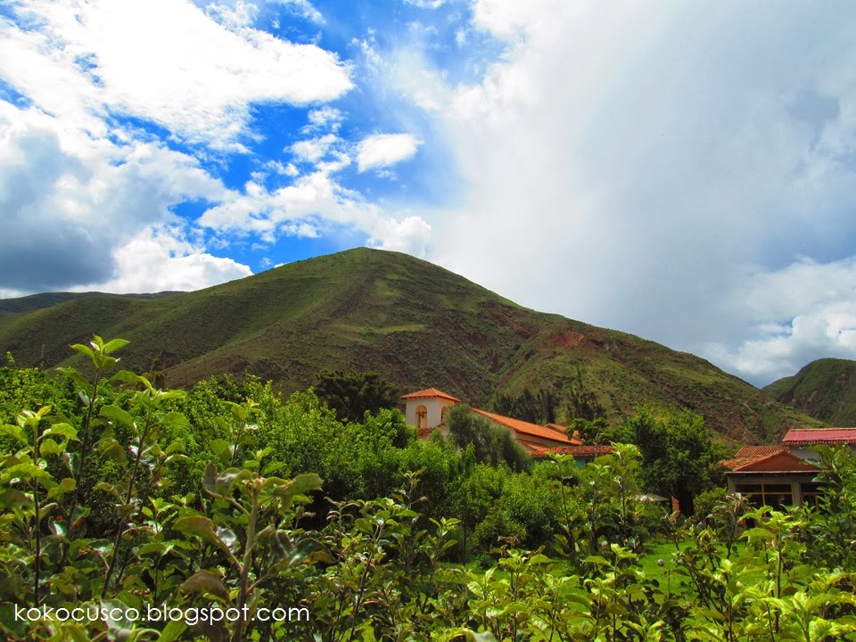 El agradable pueblo de Lucre en el Cusco