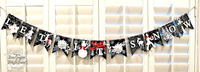 The Funkie Junkie: Let it Snow Chalkboard Banner