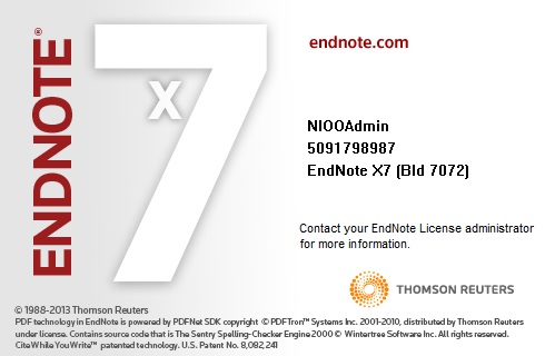 Ecobibl: Endnote X7 (2)
