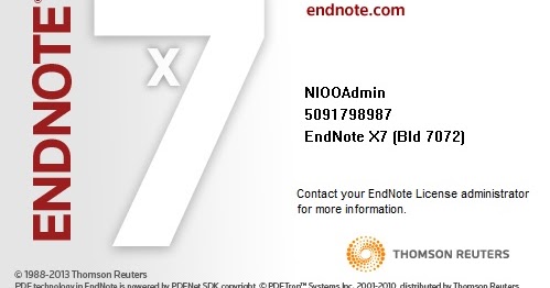 Ecobibl: Endnote X7 (2)