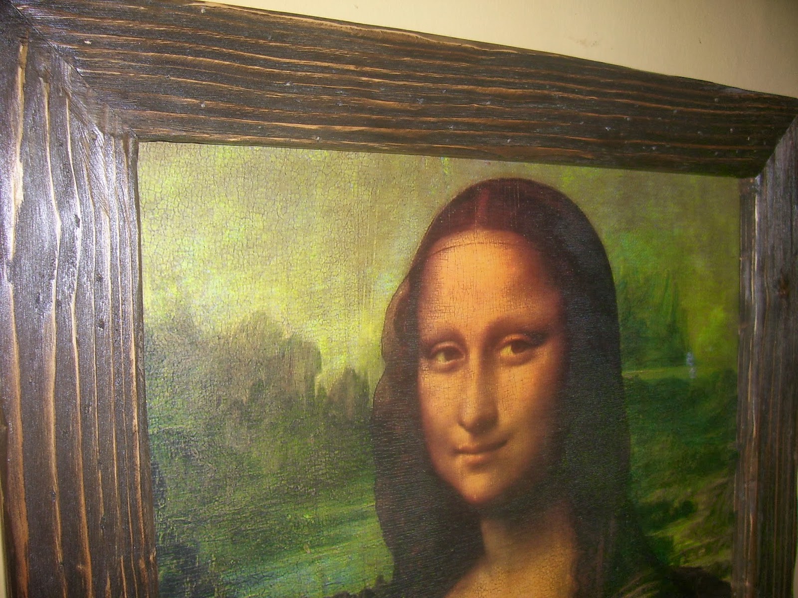antiguedadesalmonte: Bonito cuadro "MONA LISA"