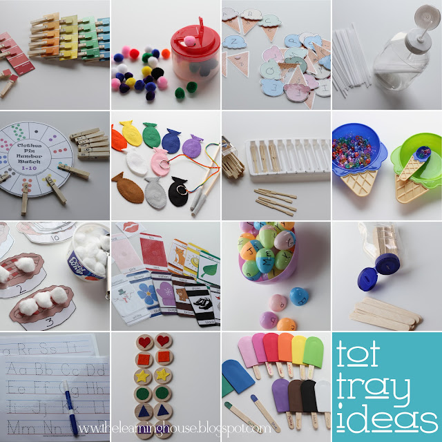 The Learning House: Tot Trays!