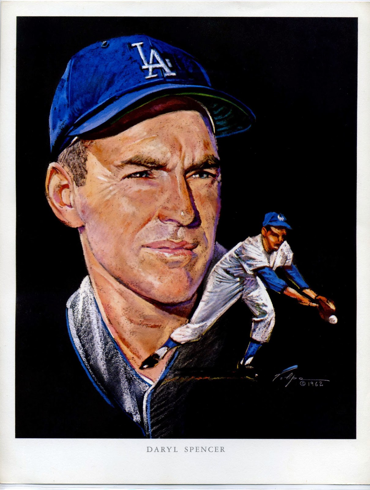 Dodgers Blue Heaven: The 1962 Union Oil Dodgers Player Portrait Set - A ...