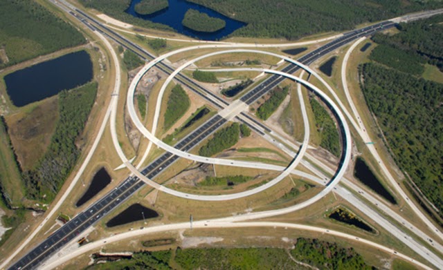 Just A Car Guy: best freeway interchange design I've ever seen