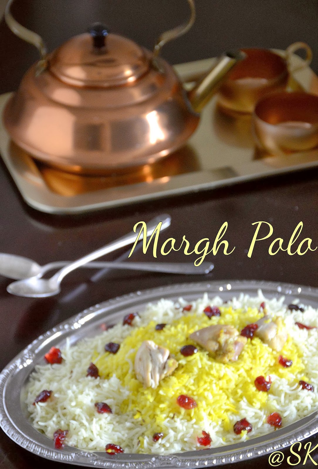Savitha's Kitchen: Morgh Zereshk Polo - Barberry Chicken Rice - Persian ...