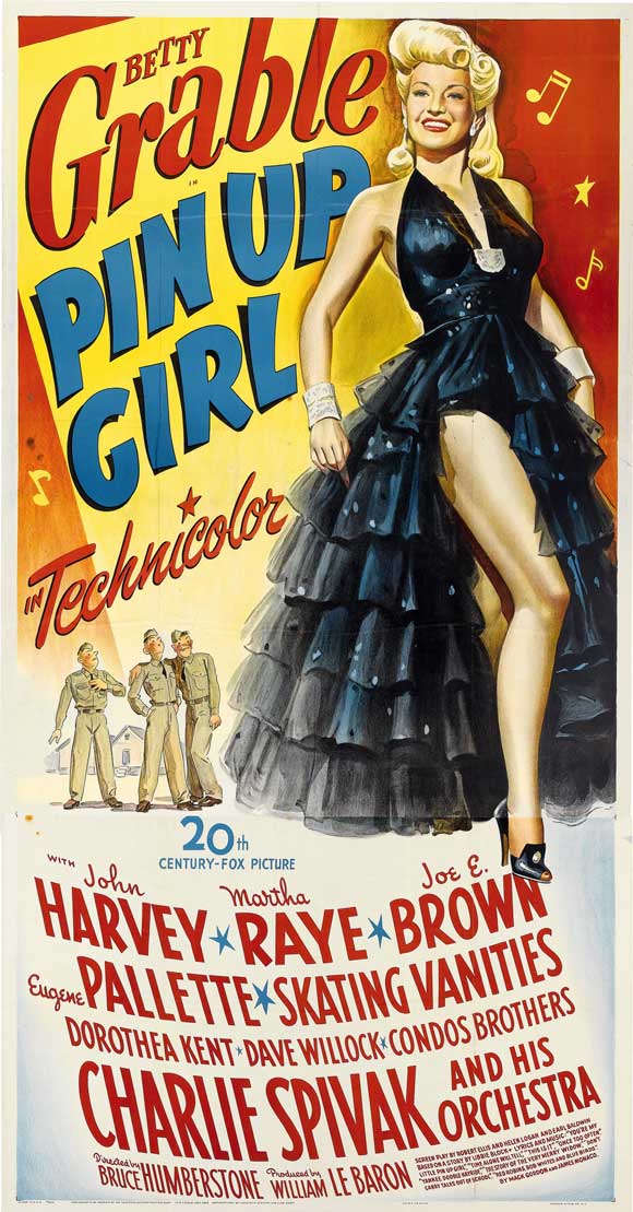 Celluloid Librarian: Hair for Victory: Pin Up Girl
