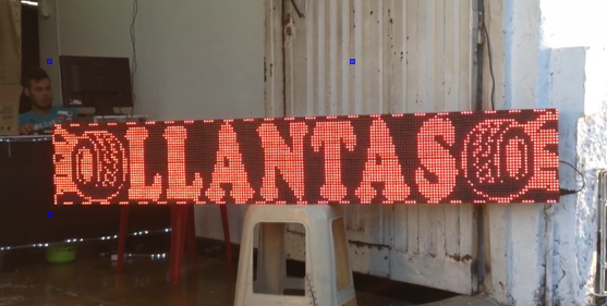 Letreros LED Pasamensajes