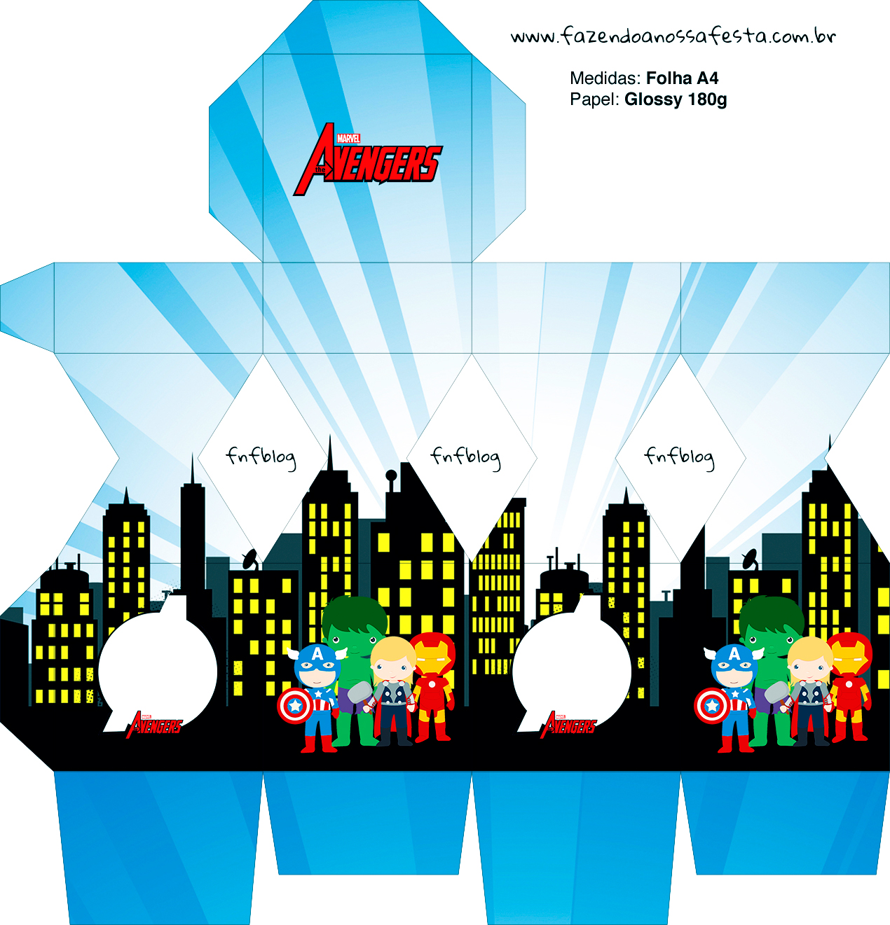Avengers Chibi Style: Free Printable Boxes. - Oh My Fiesta! for Geeks