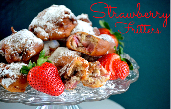 Fresh Strawberry Fritters | Food4ever
