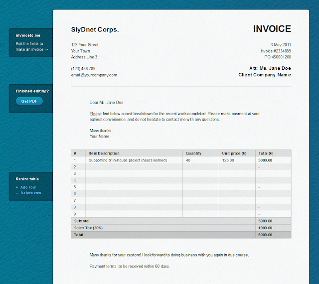Créez vos factures en ligne facilement et gratuitement