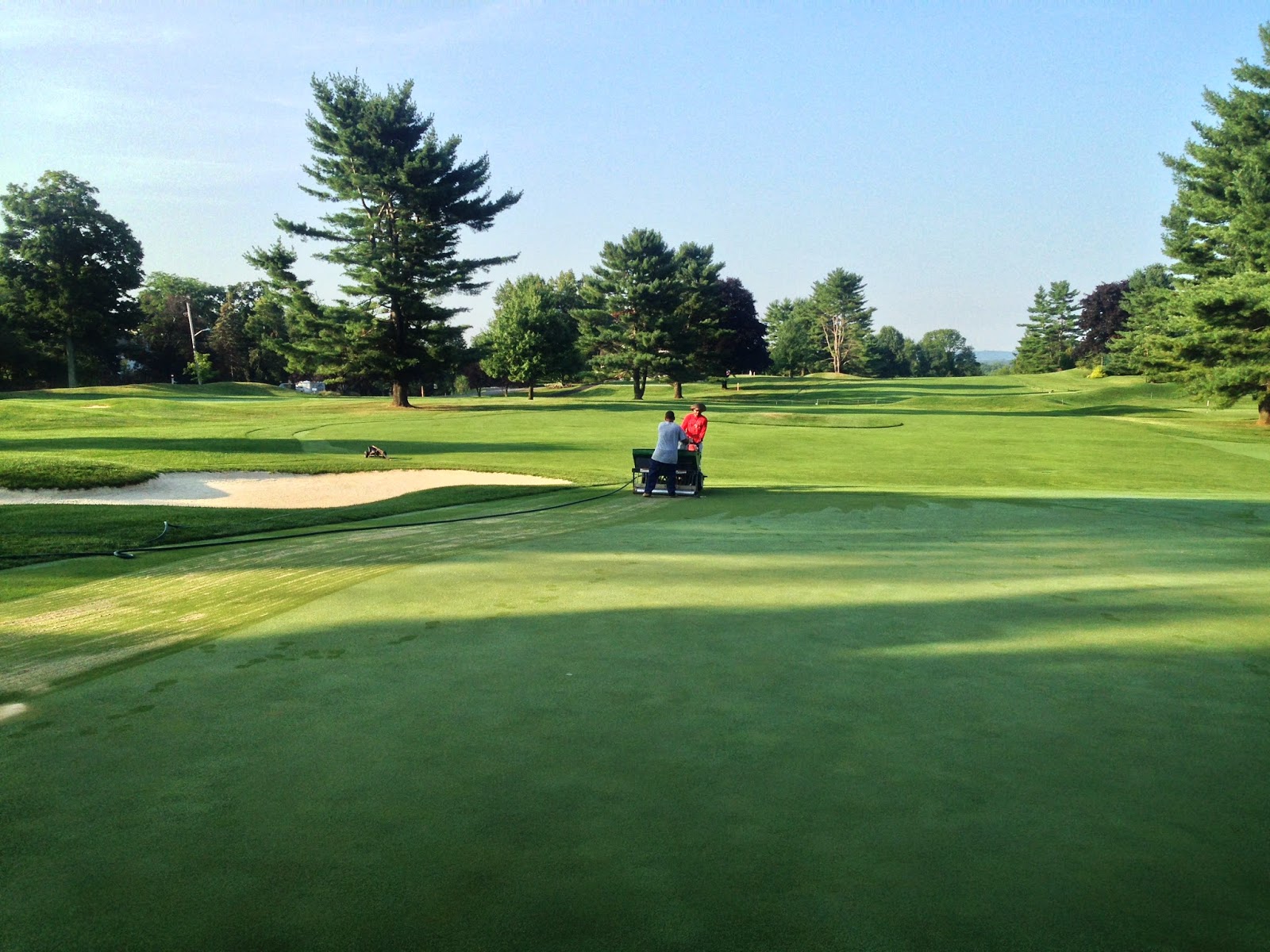 Madison Golf Club Maintenance Blog: Dry-Ject Aeration