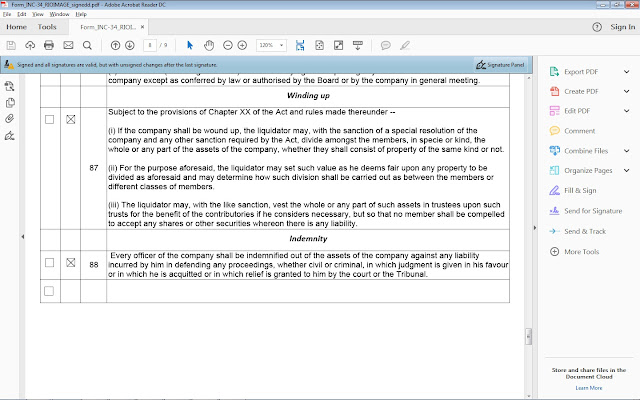 Corporate Updates: Draft Documents For Incorporation of Company Using ...