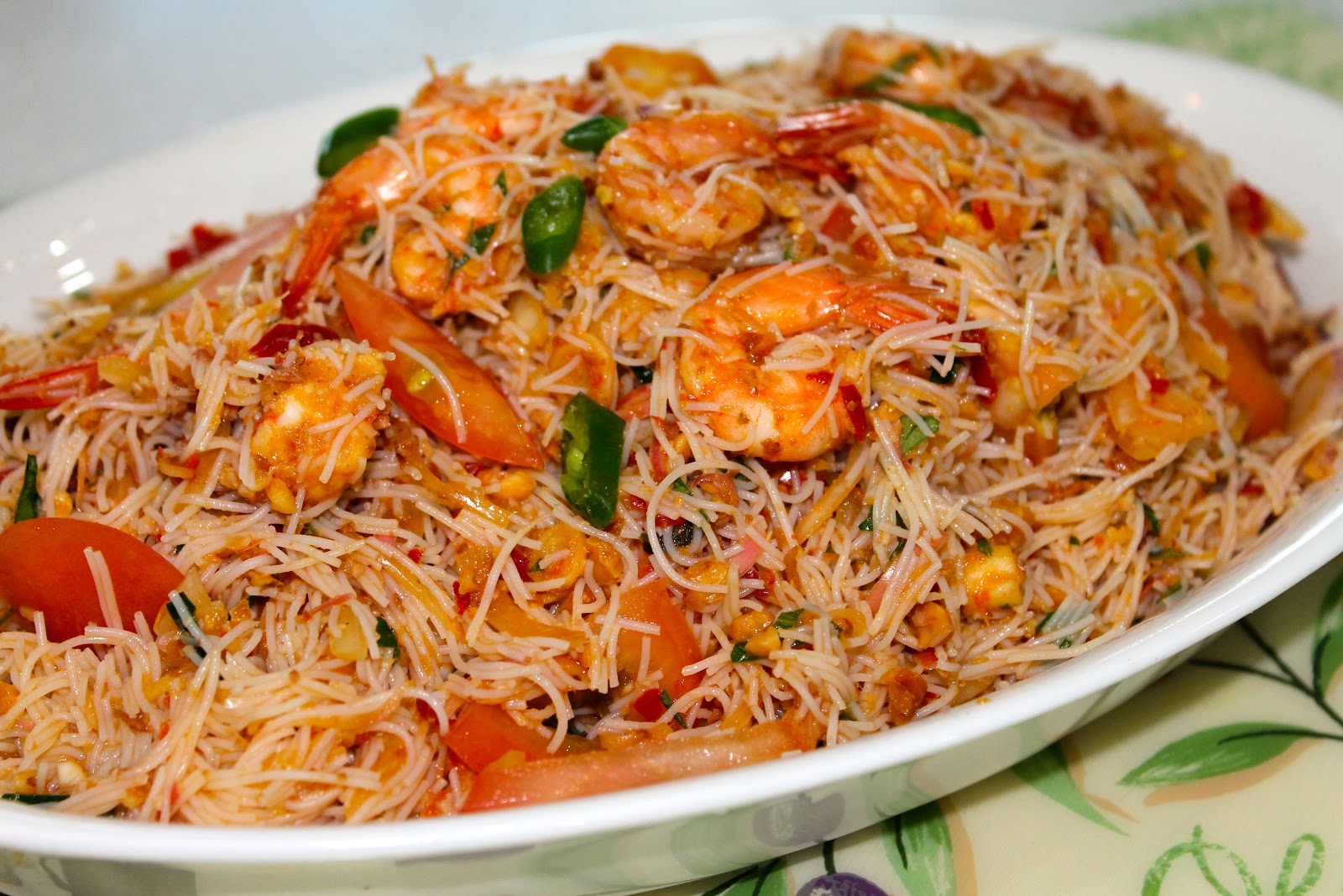 ICookUMakan: Kerabu Mee Hoon (Rice Vermicelli)