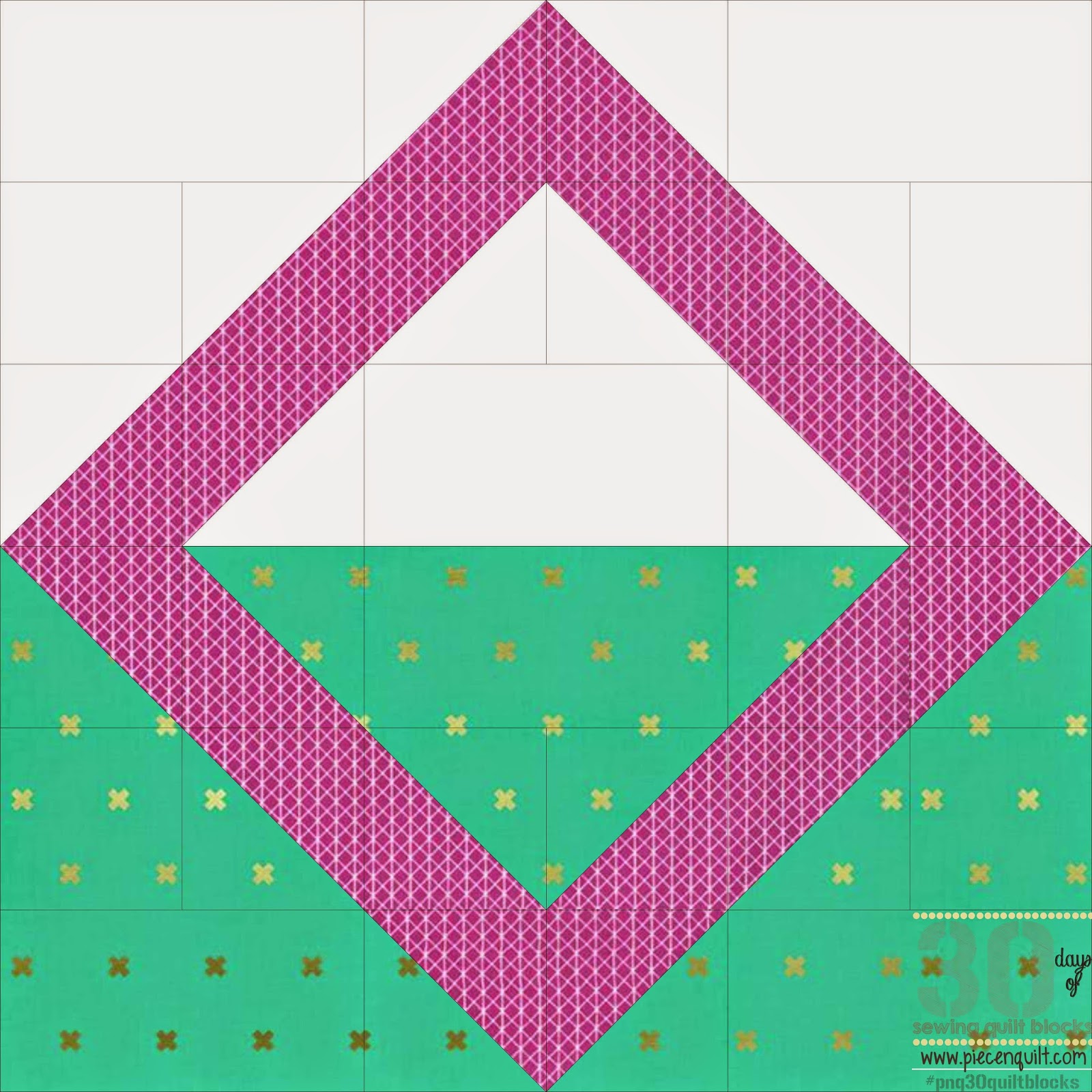 Piece N Quilt: How to: Linking Blocks Quilt Block Tutorial - 30 Days of ...