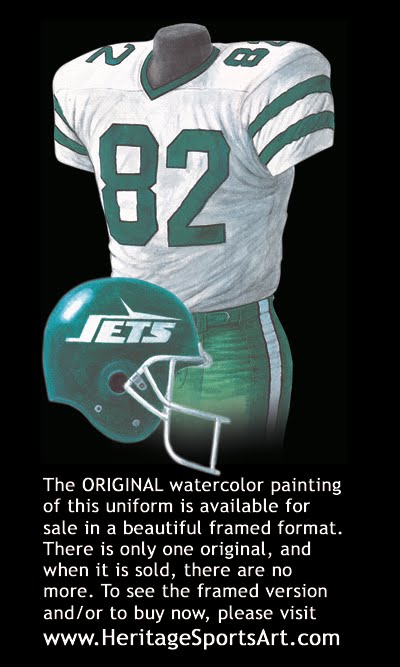 New York Jets Uniform and Team History | Heritage Uniforms and Jerseys ...