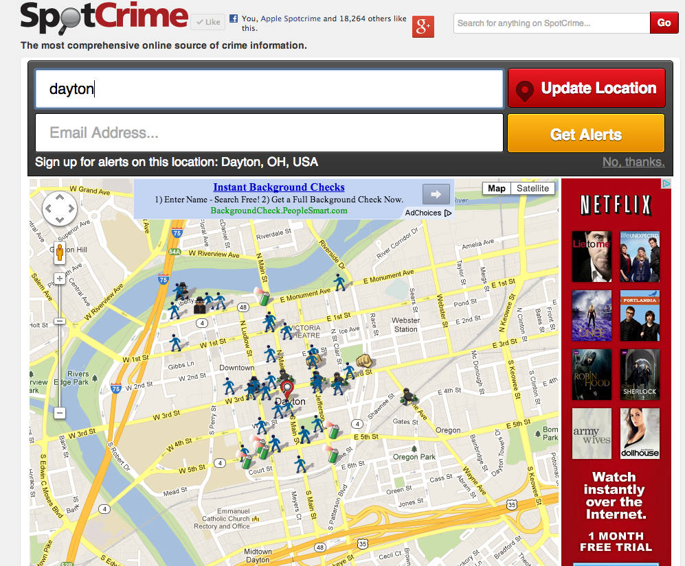 SpotCrime - The Public's Crime Map: Dayton, Ohio Crime is on SpotCrime!