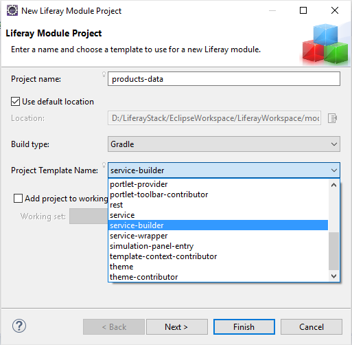 Liferay Service Builder Liferay Stack