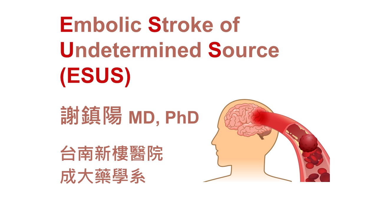 謝鎮陽醫師: ESUS 之我見
