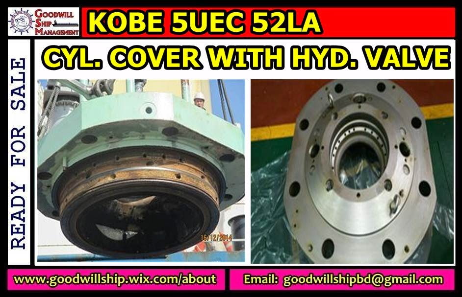 Worldwide Marine Spare Parts Exporter: KOBE 5UEC 52LA -- CYL. COVER ...