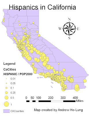 Andrew's Map Catalog: Continuously variable proportional circle map