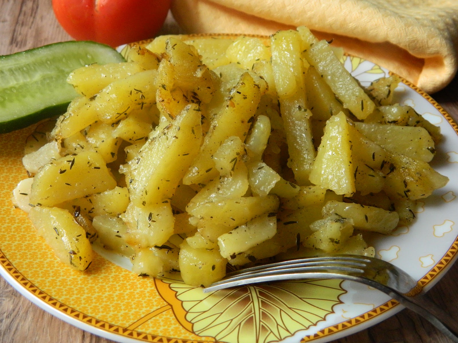 Weekend Passion: Cartofi inabusiti cu cimbru si usturoi