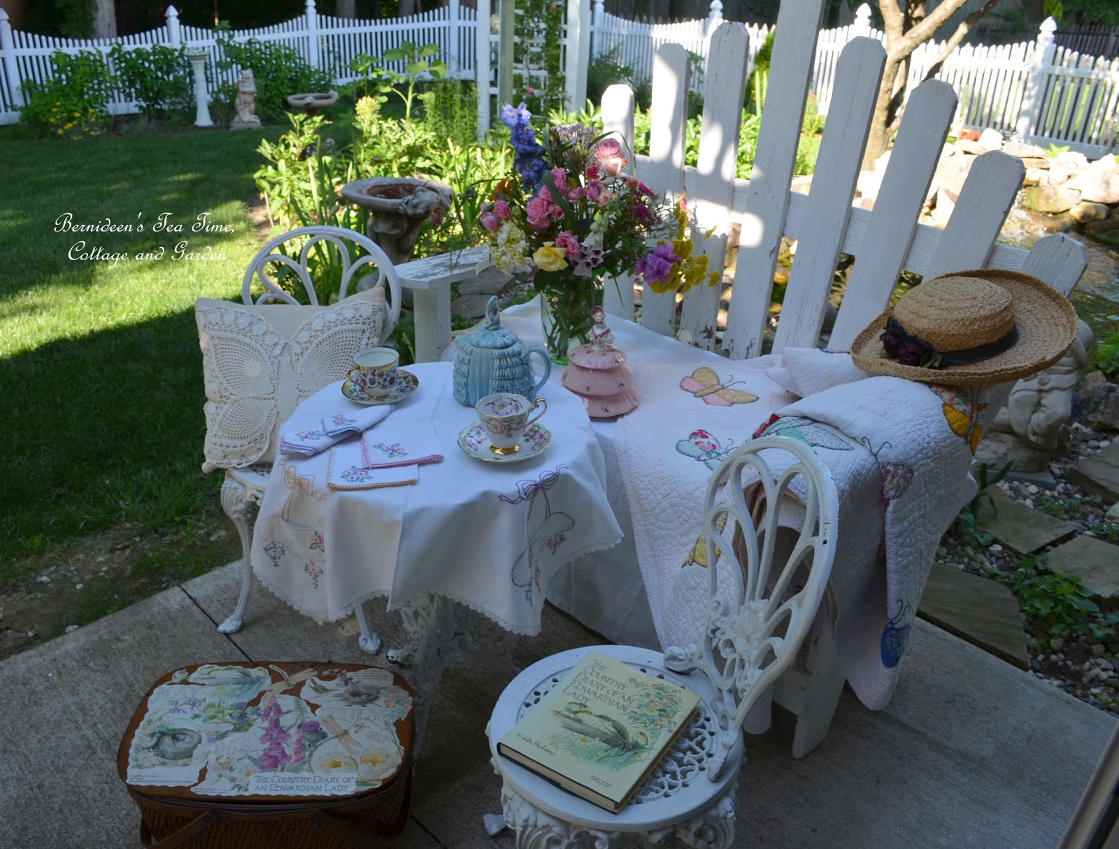 Bernideen's Tea Time, Cottage and Garden: WHAT A BEAUTIFUL DAY for "Tea ...