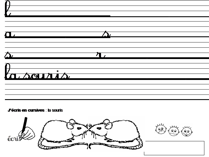 Maternelle: J'écris en cursives: les amis de Calinours : la perdirs, la ...