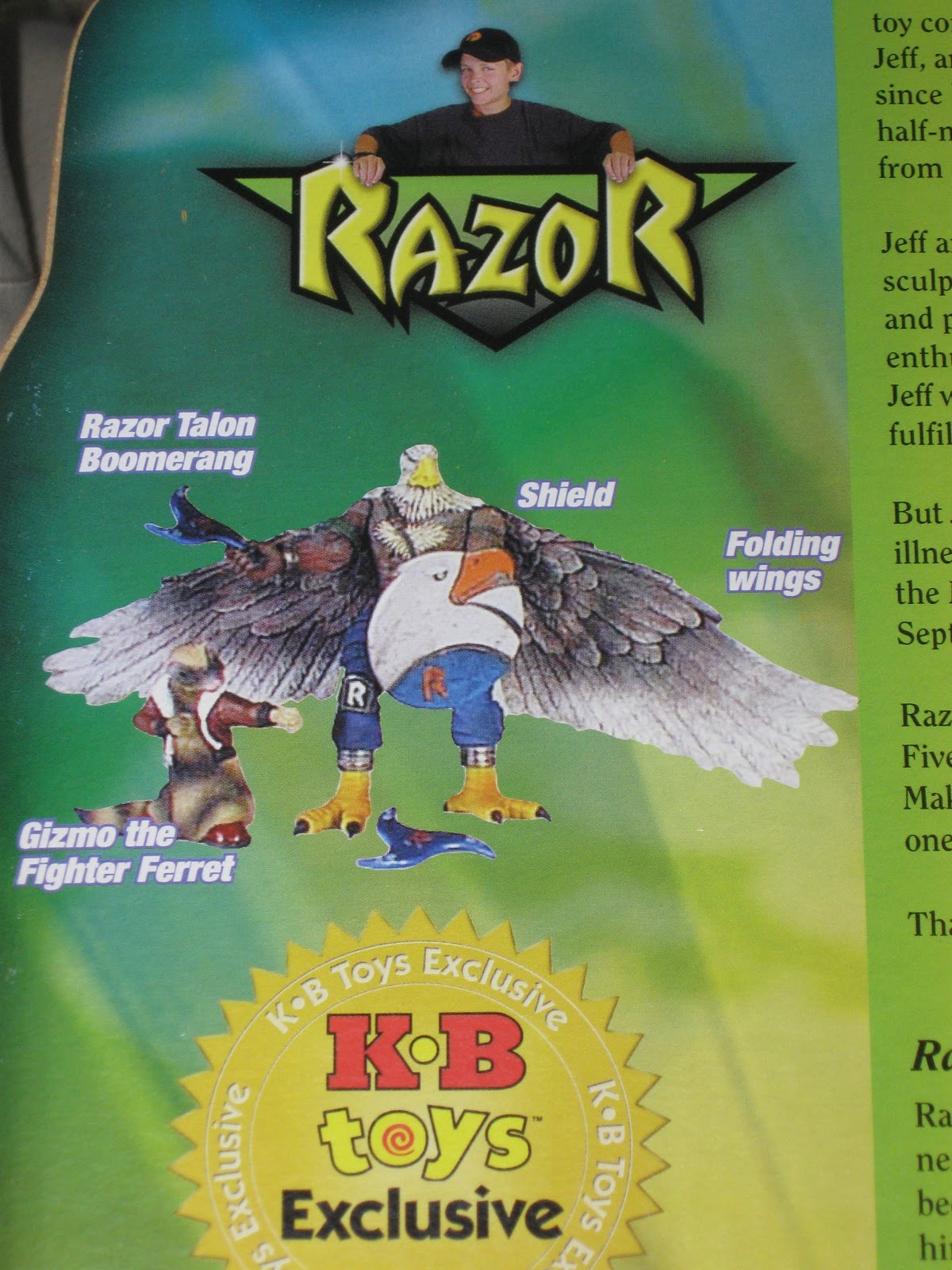 The Toyseum: Razor & Fighter Ferret Action Figure Review