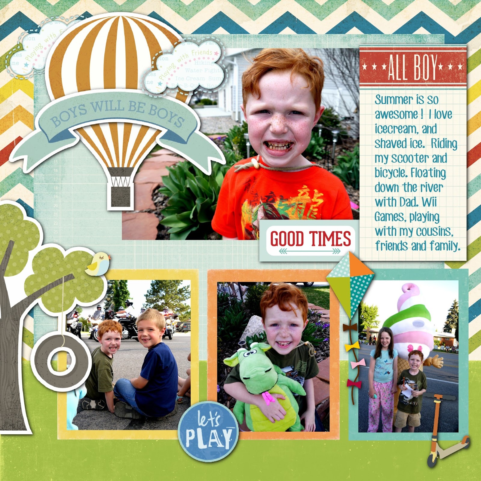 Digital Designs Scrapbooking: Summer Fun
