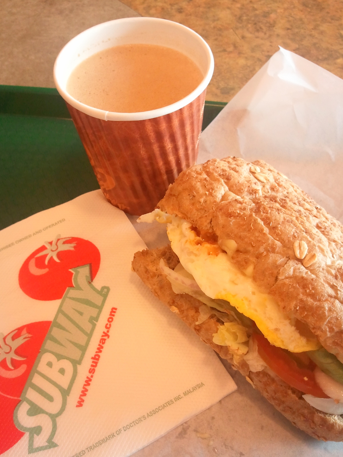 Tasty Or Not?: Subway Breakfast Promotion: SUB-standard?!!
