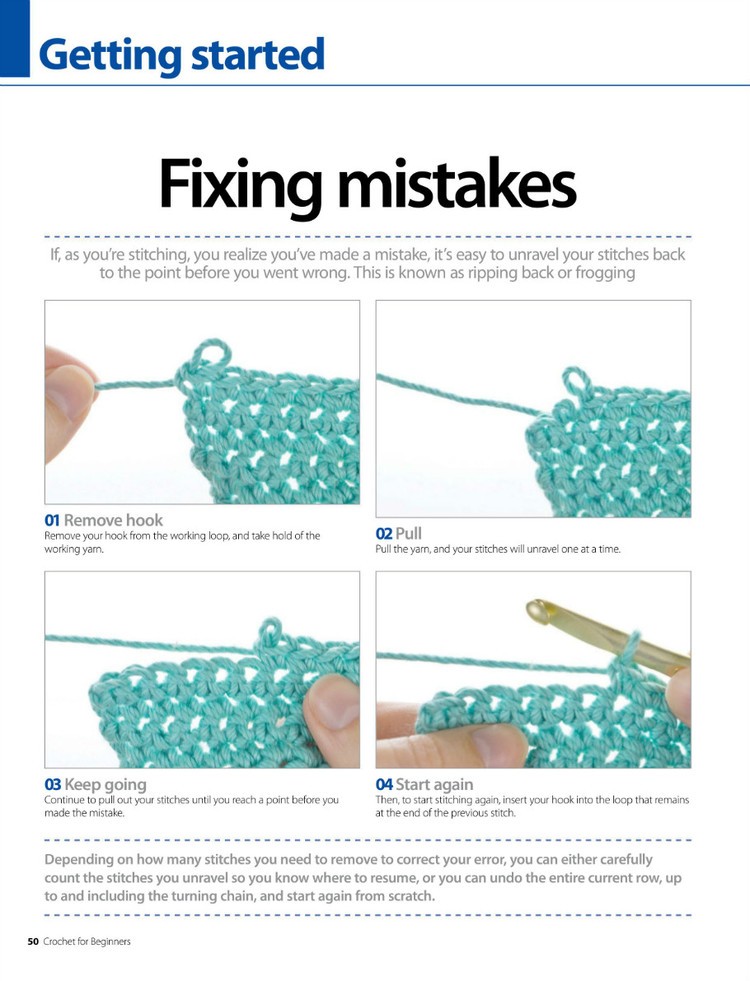 Crochet for beginner magazine | knitting and crochet