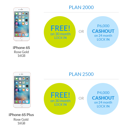 iPhone 6s and iPhone 6s Plus available at Smart, Globe this November 6
