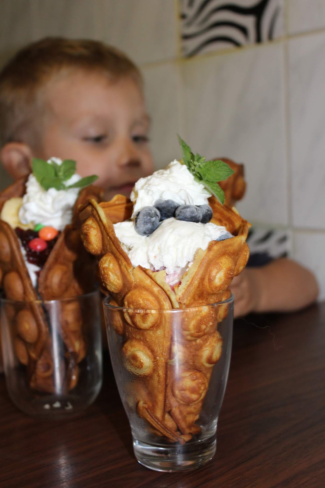 Domowe gofry bąbelkowe - hit tego lata