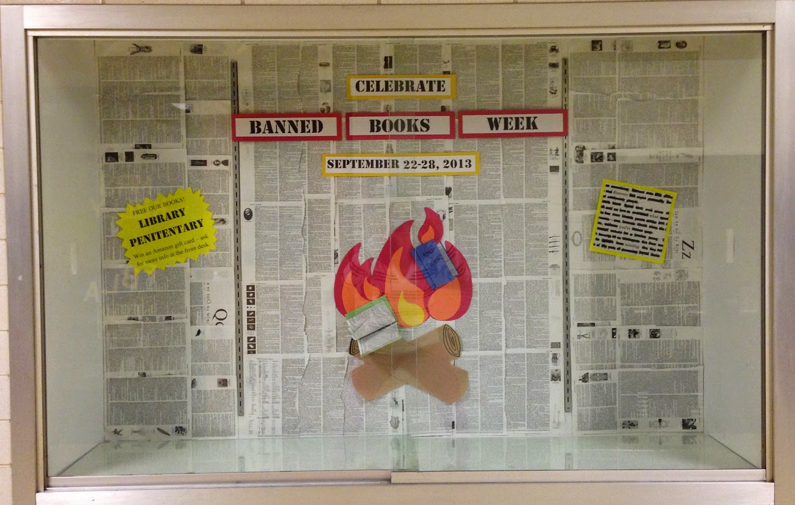 PA School Librarian: Library Displays: Banned Books Week