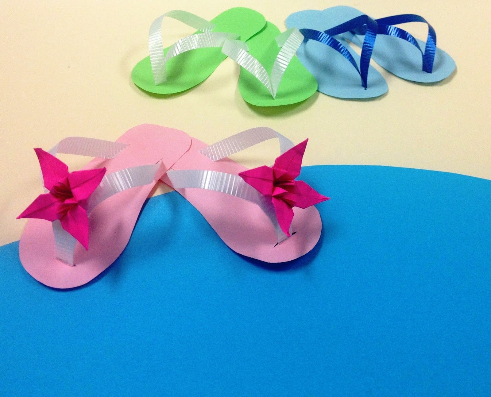 The Unknown Orchard: Paper Flip Flops