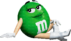 Mms - Green/ Orange/ Blue/ Brown - Cia dos Gifs