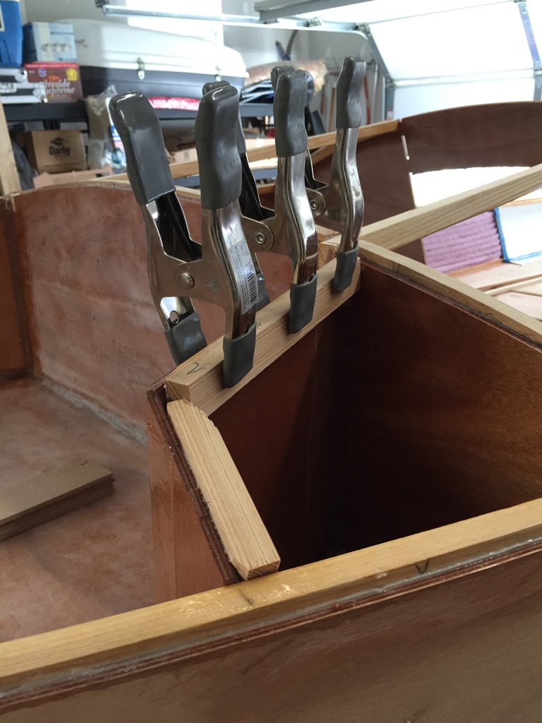 Ron's Pocketship Build: More Dorade work, Roof Cleats and Painting