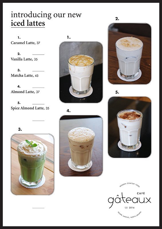 Harga Menu Gateaux Cafe Kelapa Gading Restoran Kafe